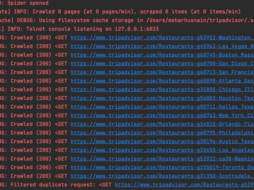 Python Web Scraper/ Scrapy Crawler for any website. | Upwork
