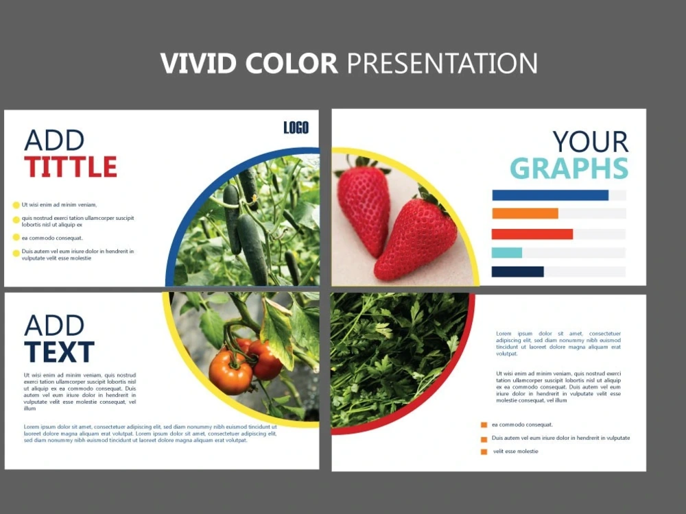 A colorful presentation design | Upwork