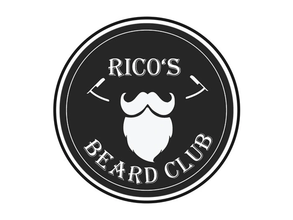 Unique modern minimalist beard logo | Upwork