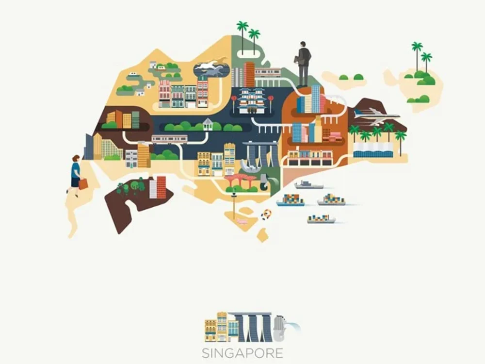 High-quality vector map illustration | Upwork