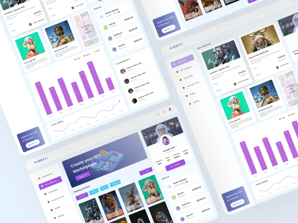 Dashboard and Web app UI UX Design | Upwork