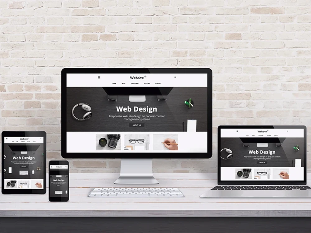 Web design for one page in four screen sizes in Adobe XD | Upwork
