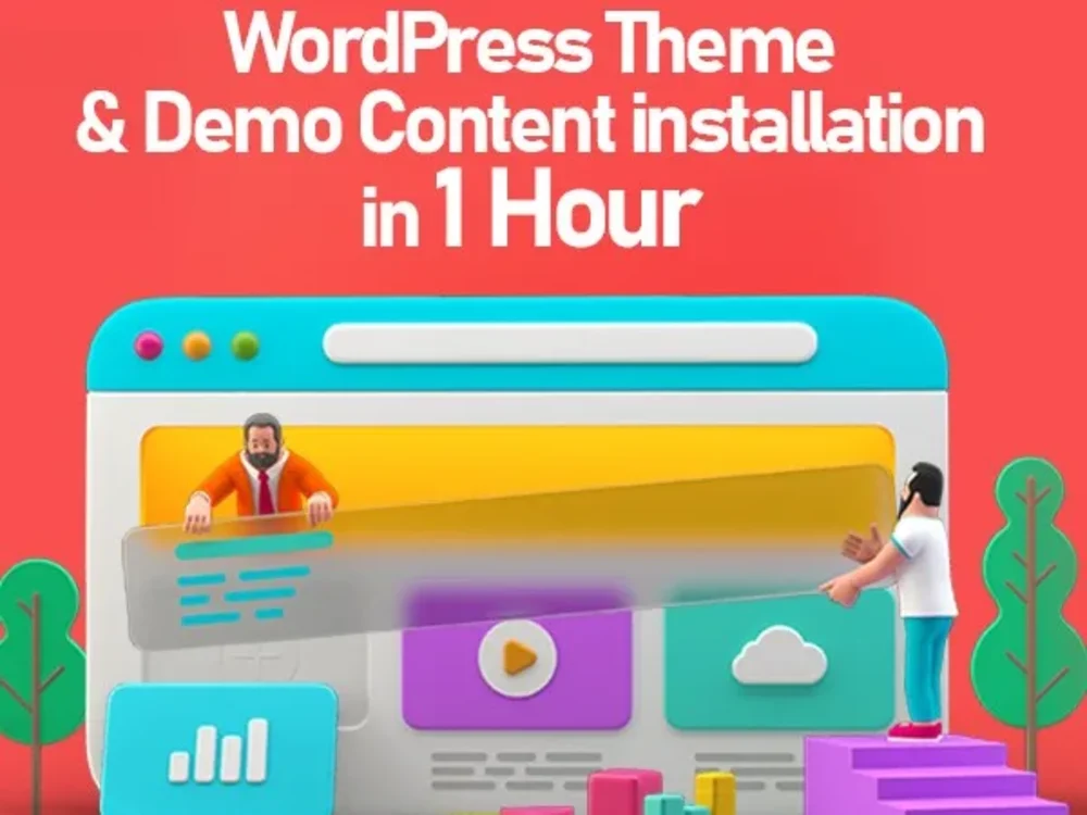 WordPress Theme installed with The Demo Content in an hour. | Upwork