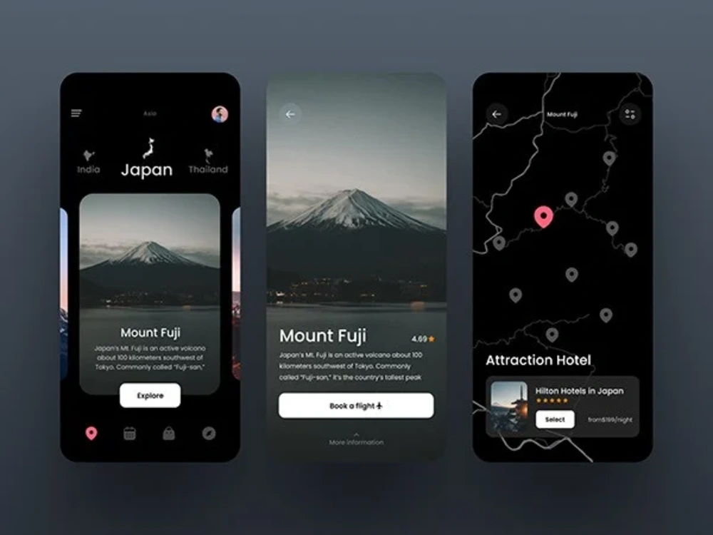 Minimalistic mobile screens with a nice user interface | Upwork