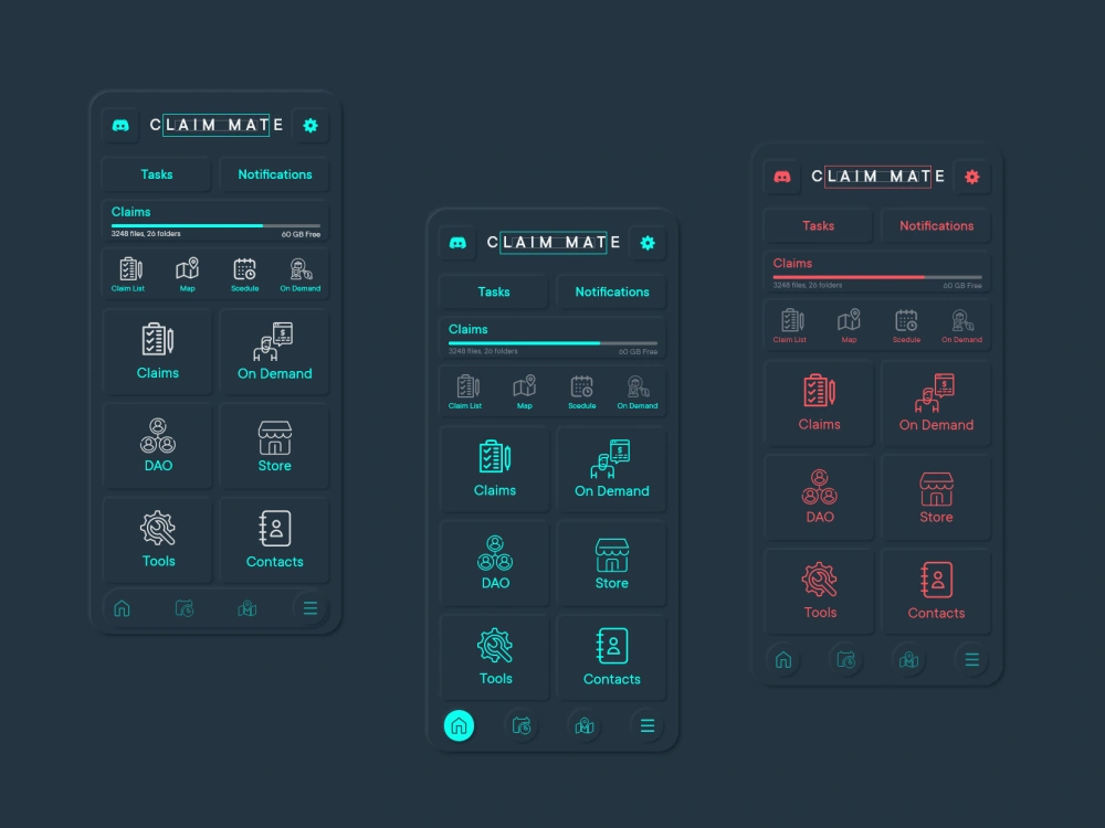 Minimalistic mobile screens with a nice user interface | Upwork