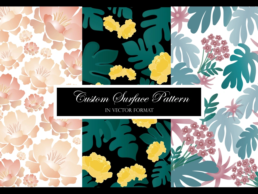 Custom Seamless Pattern Design in Vector Format | Upwork