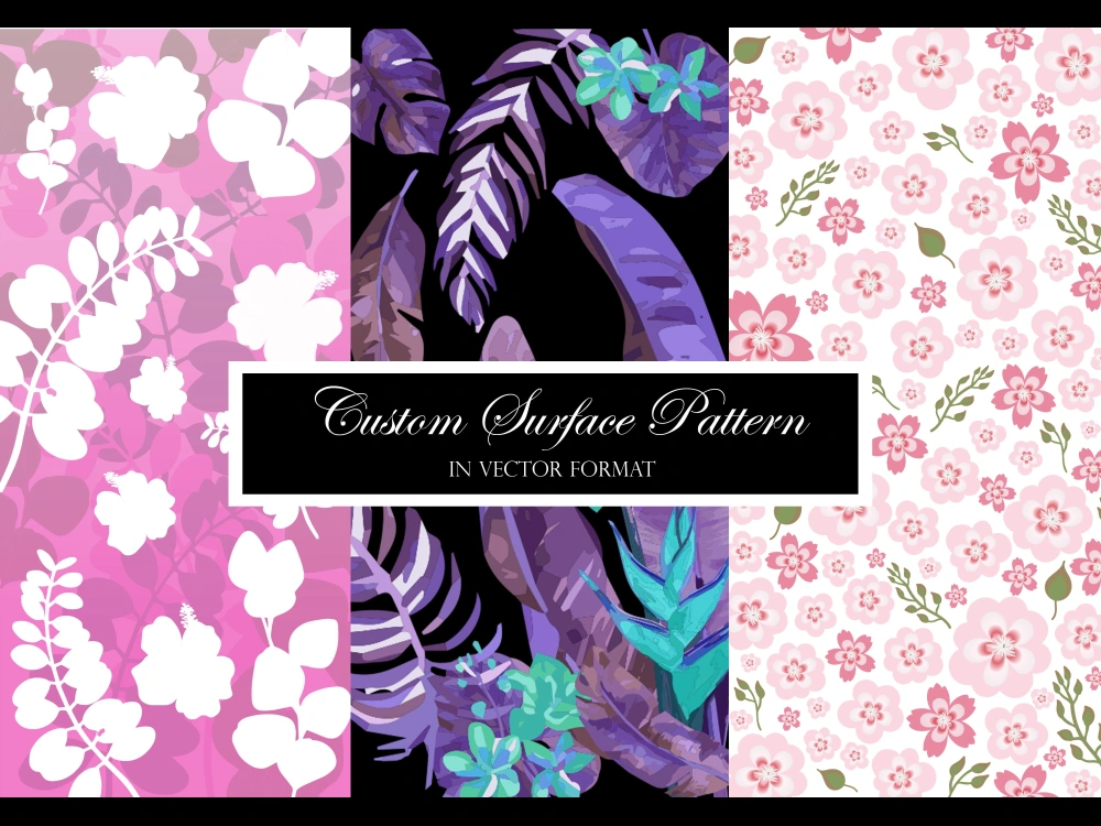 Custom Seamless Pattern Design in Vector Format | Upwork
