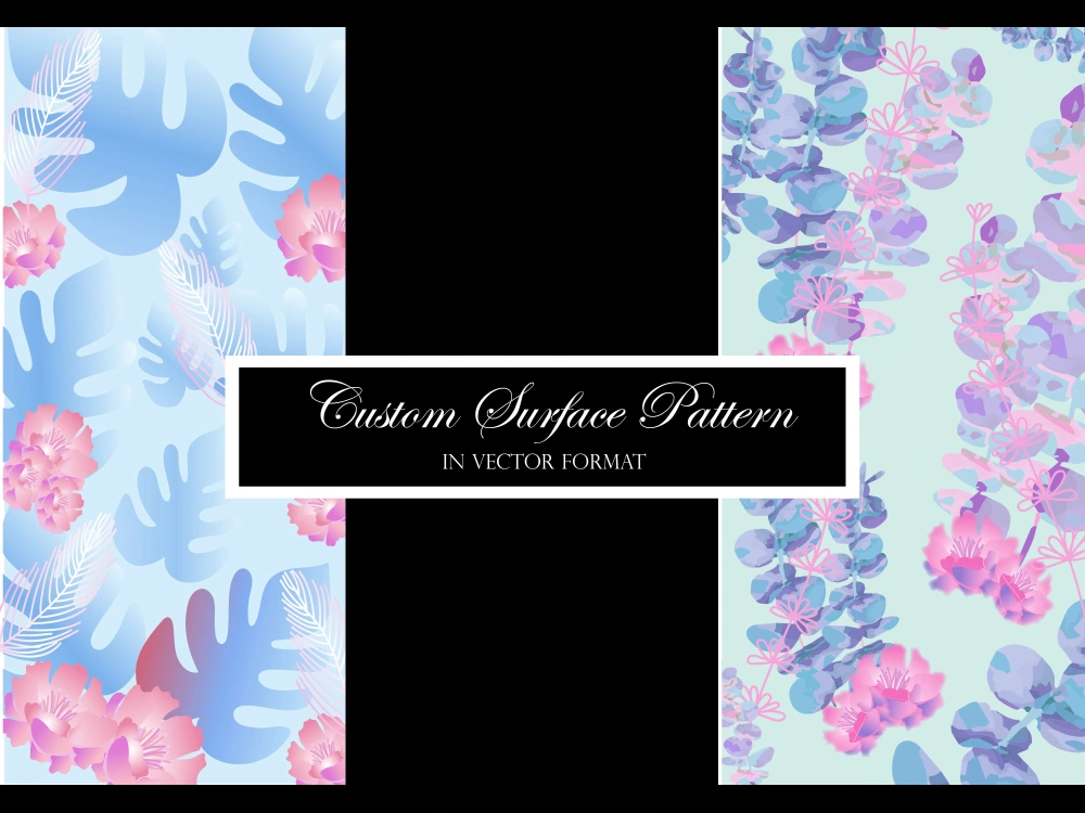 Custom Seamless Pattern Design in Vector Format | Upwork