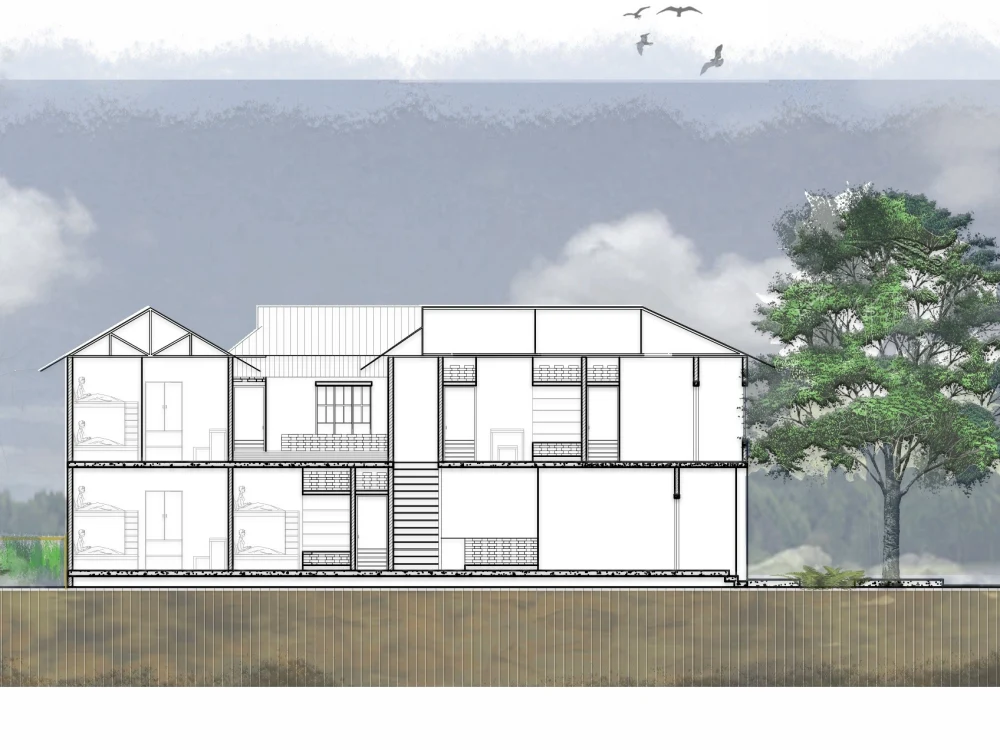 Photoshop render of your section, elevation, plan, site plan within a day | Upwork