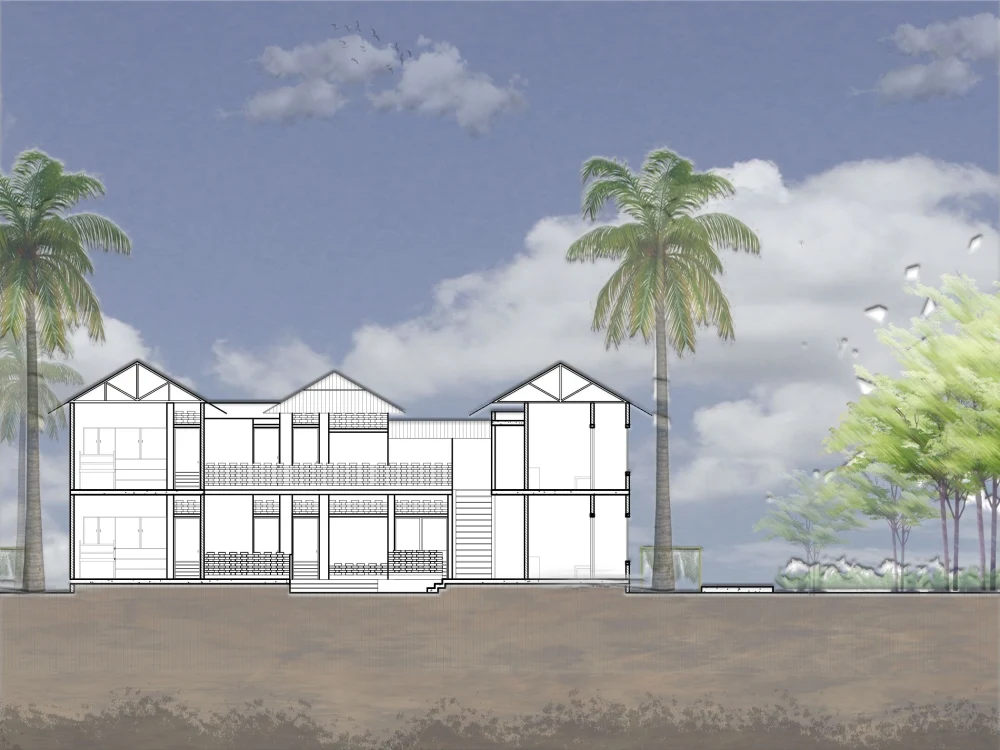 Photoshop render of your section, elevation, plan, site plan within a day | Upwork