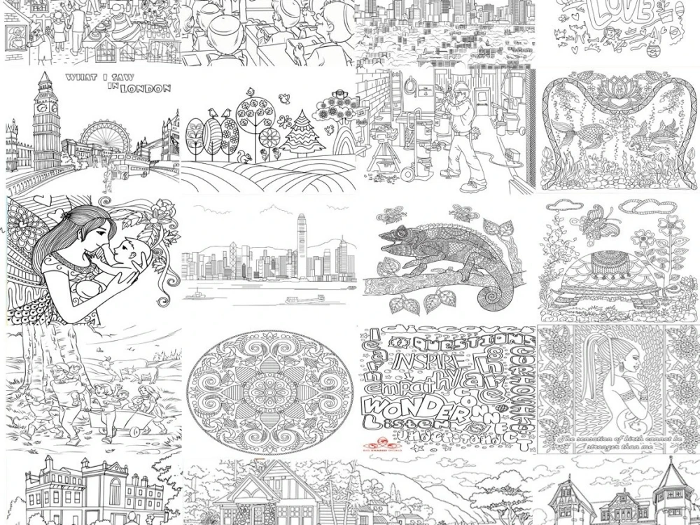 A line drawing for your coloring book on any subject | Upwork