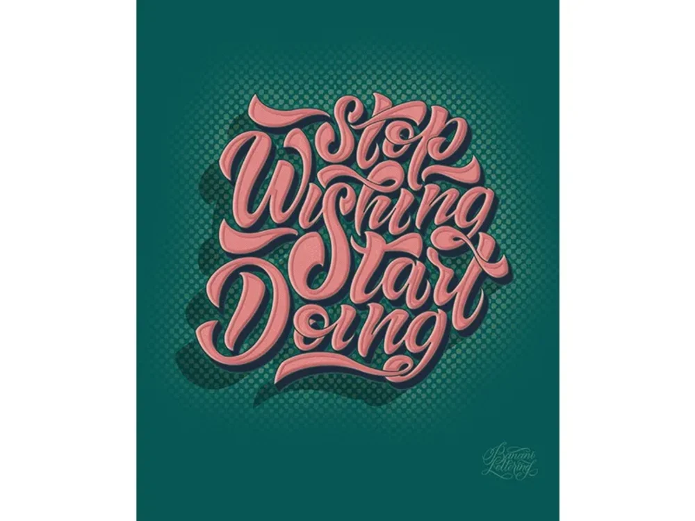 A professional hand lettering of your favourite phrase. | Upwork