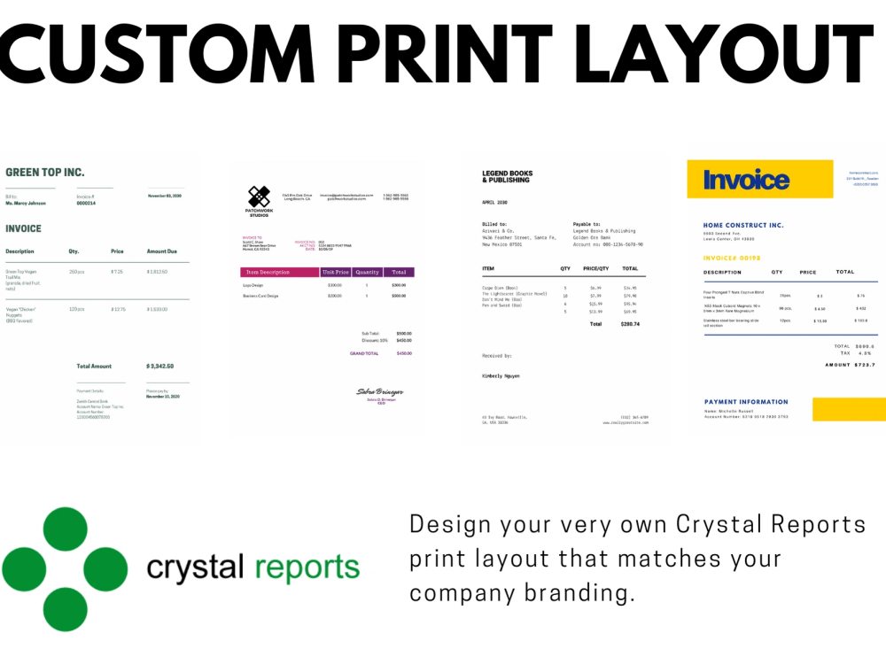 A Crystal Reports print layout for SAP Business One | Upwork