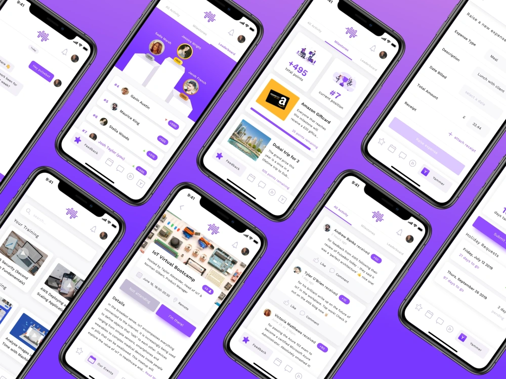 Stunning UI/UX designs for your mobile/web app | Upwork