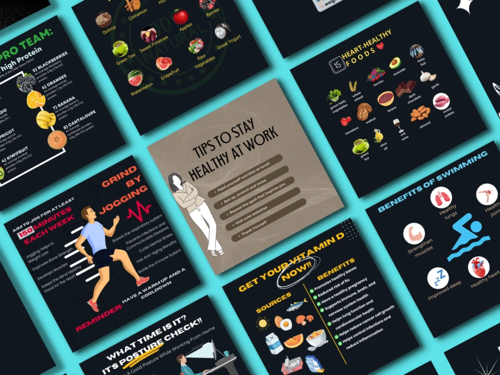 Creative Canva template for your social media post | Upwork