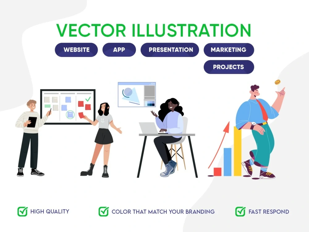 Professional Vector Illustration | Vector Graphics | Upwork