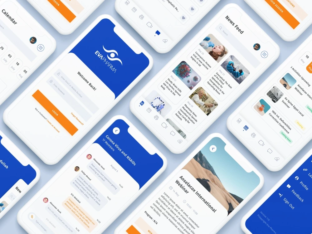 Creative and clean mobile mockup ui ux design for your app | Upwork