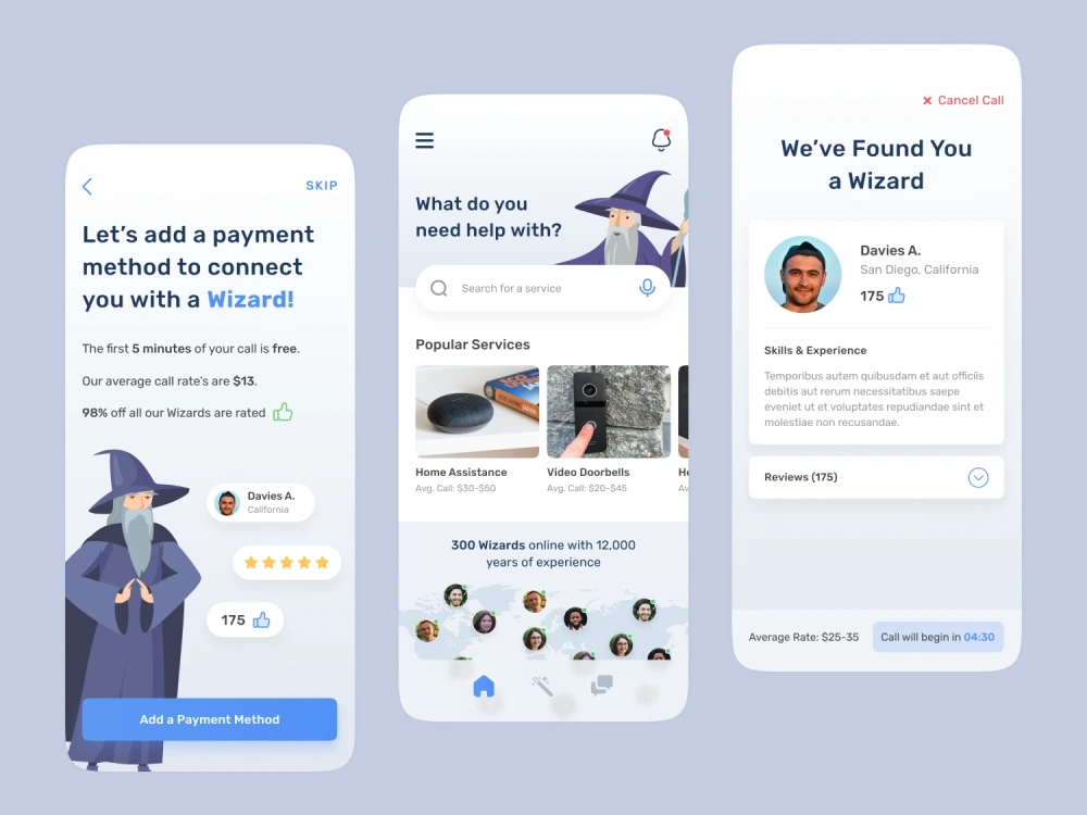 Creative and clean mobile mockup ui ux design for your app | Upwork