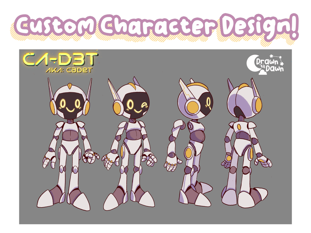 A character design with references + turnaround! | Upwork