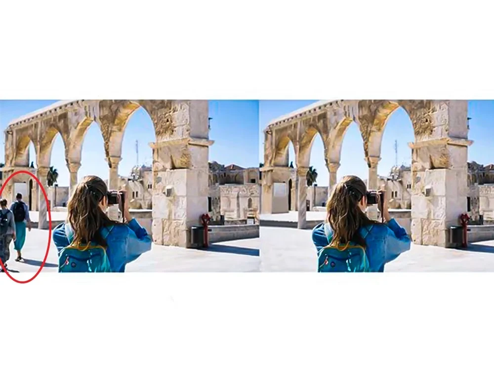 Unwanted object remove or replace background | Upwork