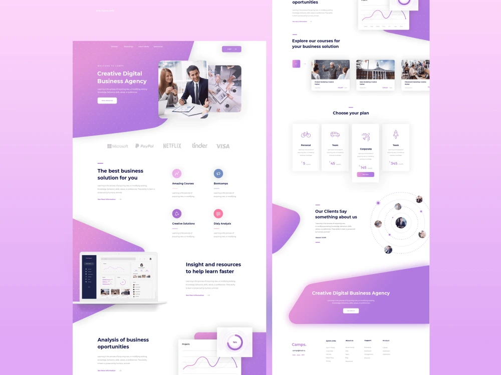Clear, user-friendly, eye-catching UX/UI design of website | Upwork