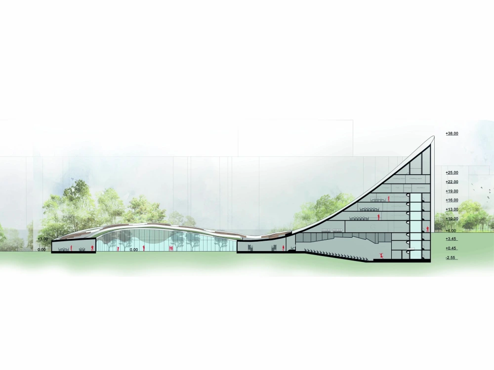 2D plan ,section and elevation illustration | Upwork