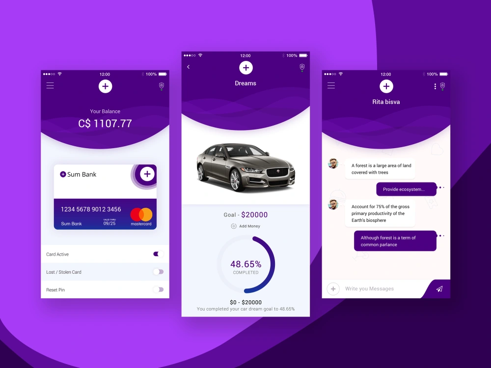 A stunning mobile app UI/UX design | Upwork