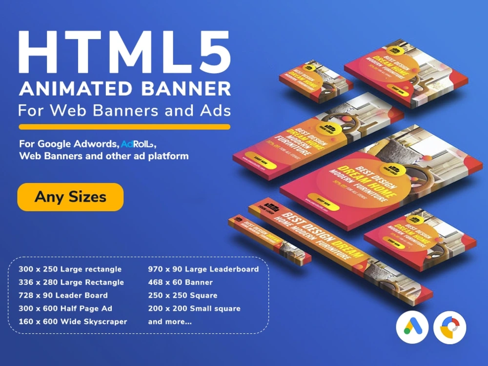 Attractive HTML5 animated banner ads | Upwork