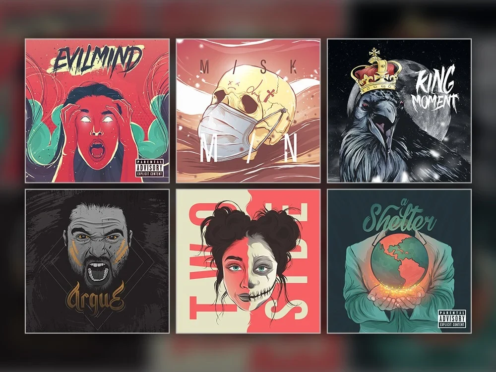 An Illustrative Album Cover Design or Single Cover Design | Upwork
