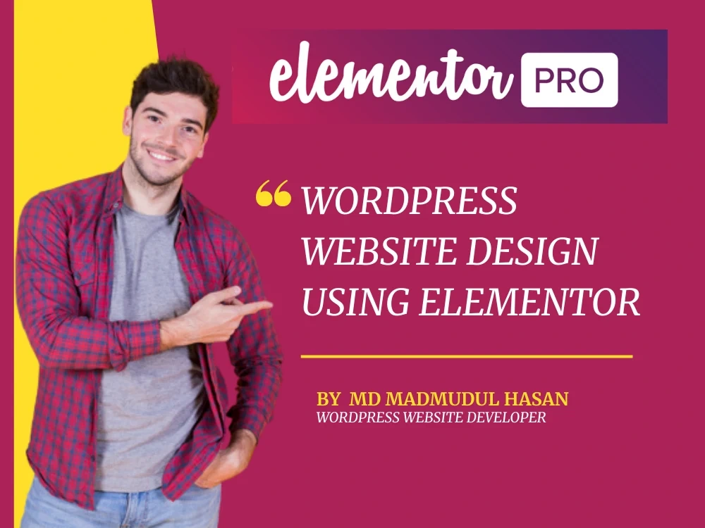 Elementor/Elementor Pro Designer/Elementor Developer/ Elementor Expert ...