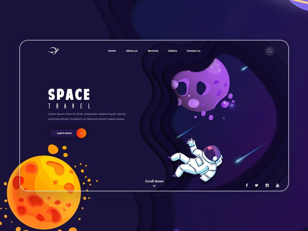 A stylish Website Template For your brand. | Upwork