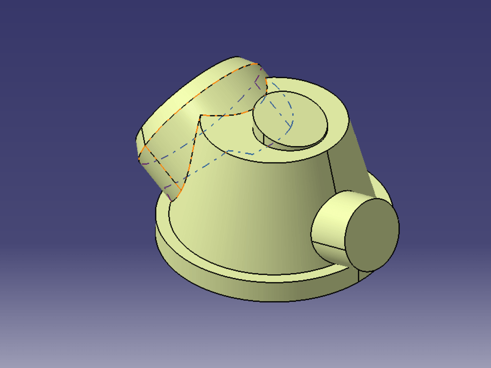 An amazing 3D Surfaces Design using CATIA V5 (Generative Shape Design ...