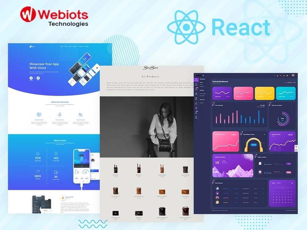 Exceptional and Eye catching Website |Landing Page |Template with React ...