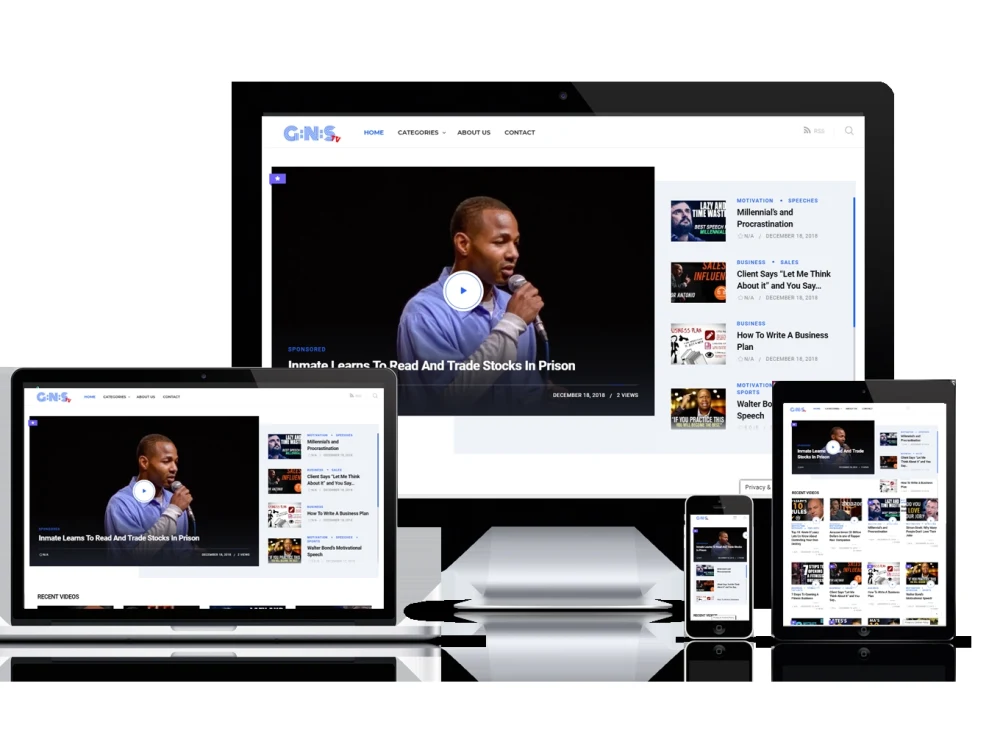 A premium responsive Wordpress Website Built for you or your Business ...