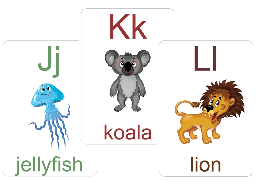 Animal Alphabet Flashcards for developing English language skills | Upwork