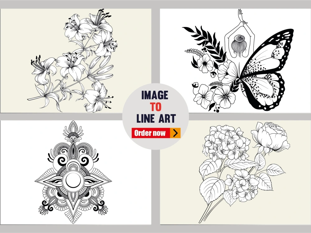 Detailed vector line art for product, laser-cut,CNC, blueprint, and ...