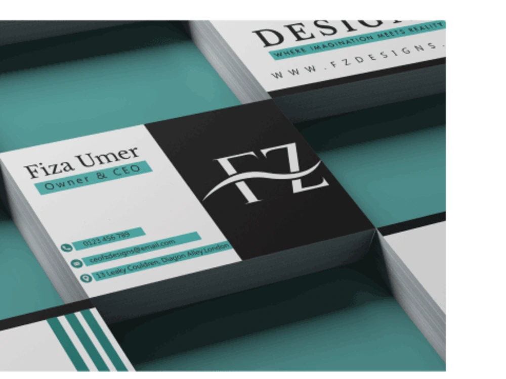 A professional 2 sided business card design (press ready files) | Upwork