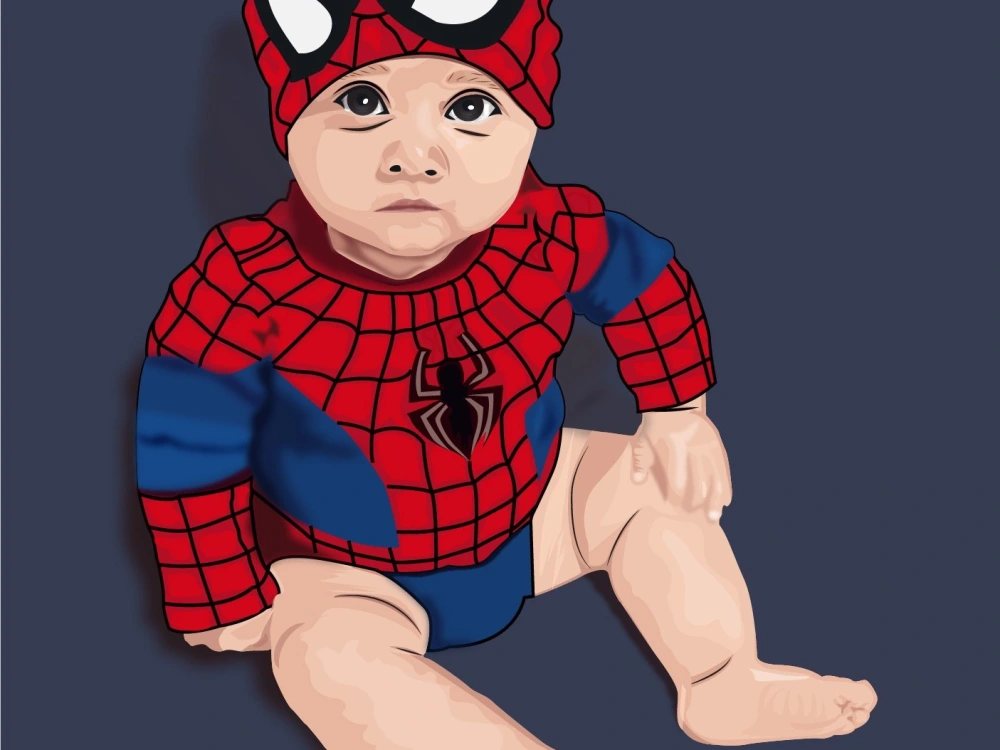 A realistic vector portrait Illustration from your photos | Upwork