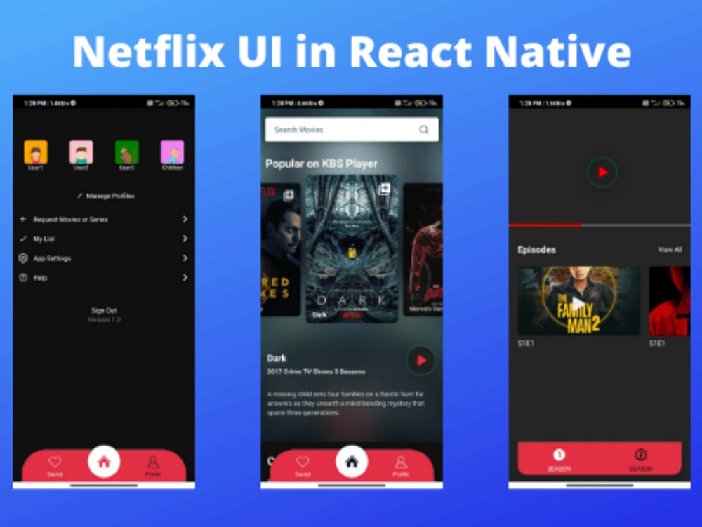 React native mobile application UI from figma, adobe xd, inVision | Upwork