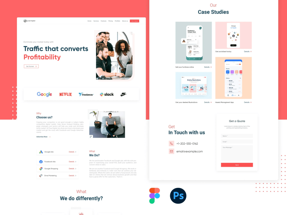 Elegant UI/UX design in Figma | Upwork