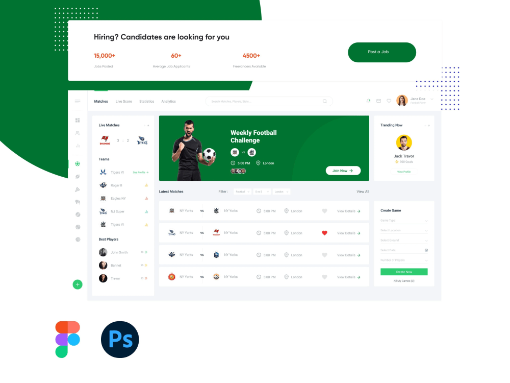Elegant UI/UX design in Figma | Upwork
