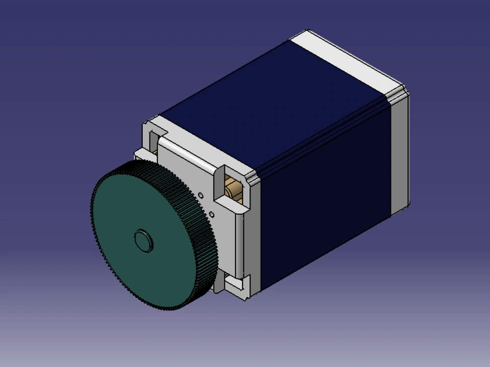 A fantastic assembly product (Motor) with CATIA V5, 2D Drafting ...