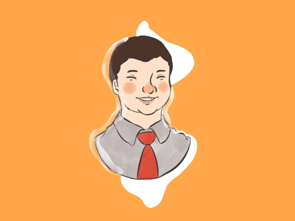A cute colorful portrait illustration of your photo | Upwork