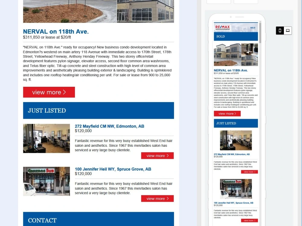 Mobile Responsive Mailchimp Template -made by Certified Mailchimp ...