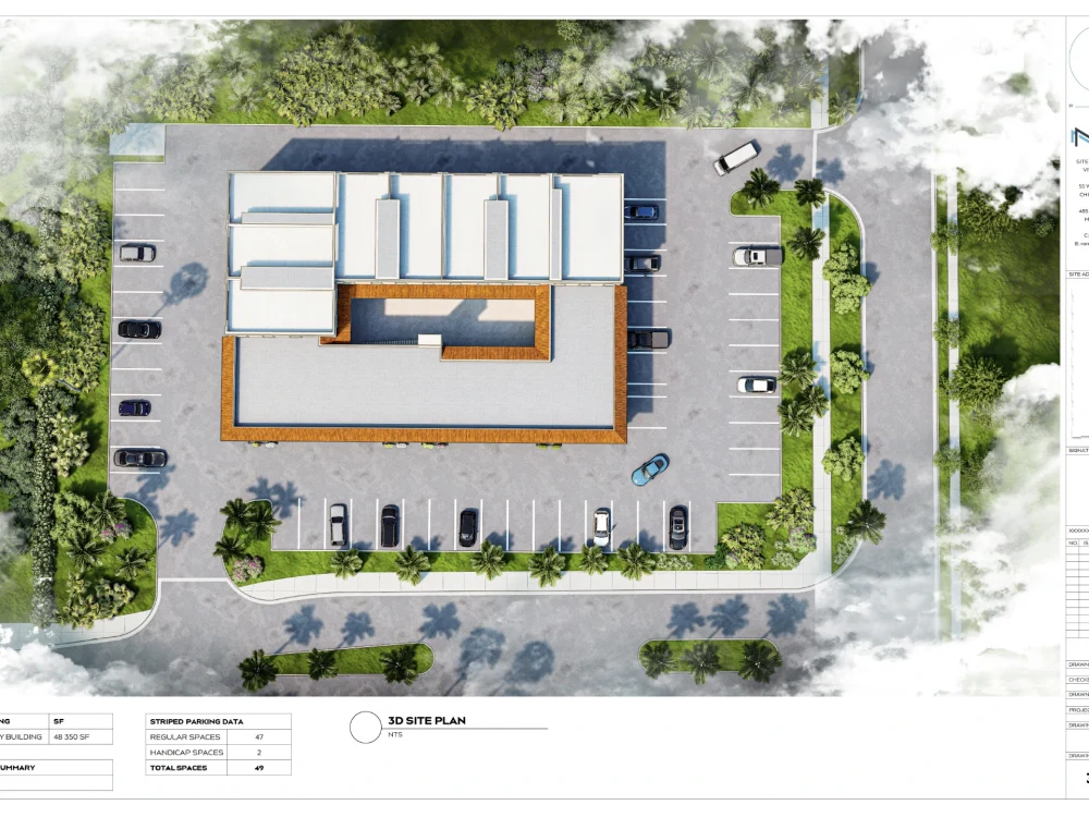 Commercial Architectural Services - Site plan, Floor plan, 3D Rendering ...