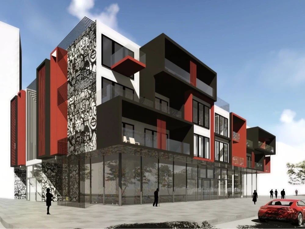 Professional and detailed architectural 2D drawing and/or conceptual ...