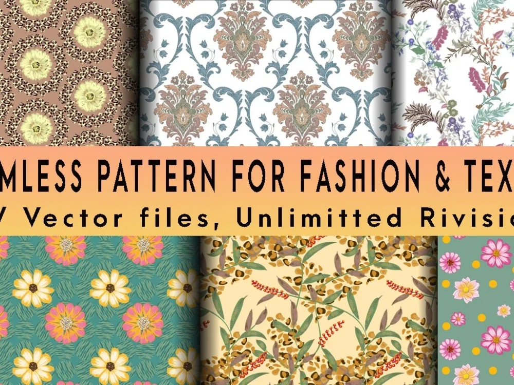 Custom seamless placement prints and pattern | Upwork