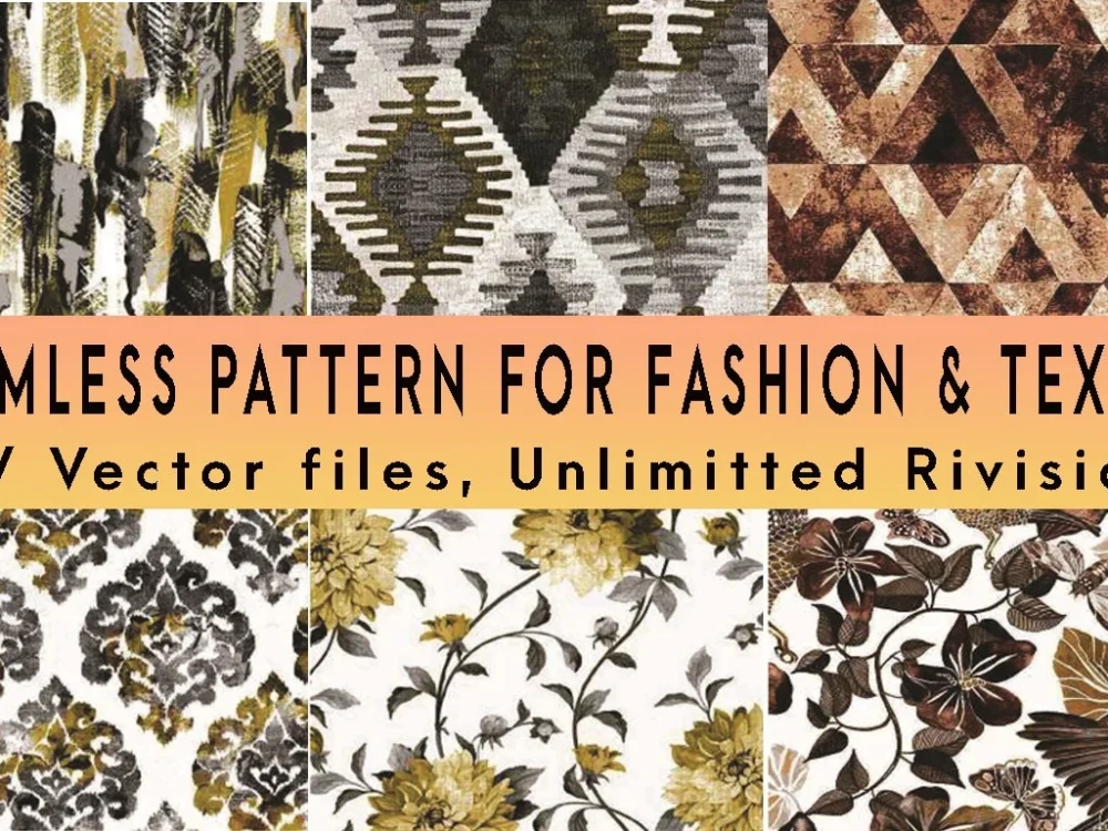 Custom seamless placement prints and pattern | Upwork