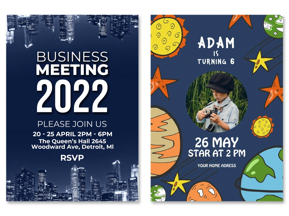 EYE CATCHING and STUNNING invitation design in 24 hours | Upwork