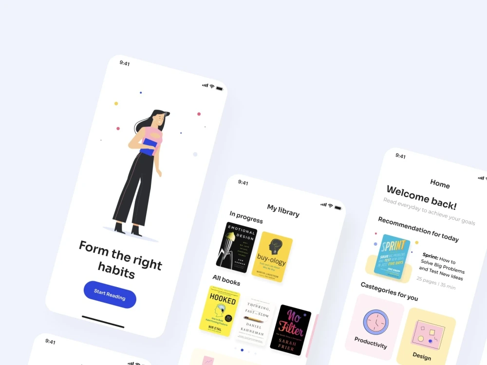 Clean and good looking Mobile app UI Ux Design for Your Idea | Upwork